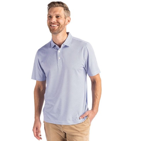 Cutter & Buck Pike Eco Symmetry Print Stretch Recycled Mens Polo ...
