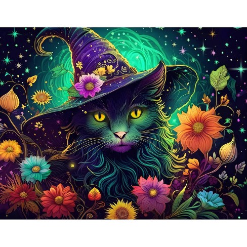 Springbok Enchanted Cat Jigsaw Puzzle - 1000pc : Target