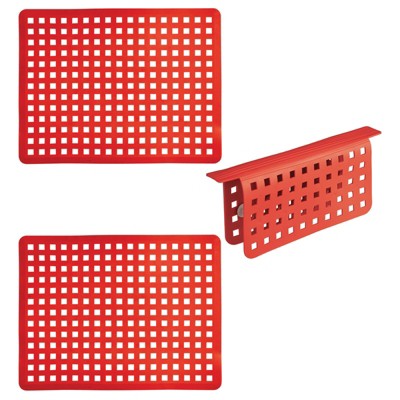 Red Kitchen Sink Mats : Target
