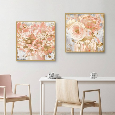 Masterpiece Art Gallery 24"x24" Gilded Cottage Iii Iv Wall Art : Target