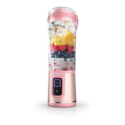 Ninja Blast 18oz Portable Blender Tinted Pink Bc151pk : Target