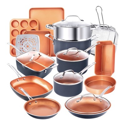Gotham Steel 20 Piece Nonstick Cookware And Bakeware Set : Target
