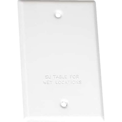 Sigma Engineered Solutions Rectangle Steel 1 Gang Flat Box Cover : Target