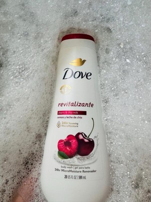 Dove Beauty Revitalizante Body Wash - Cherry & Chia Milk - 20 Fl Oz ...