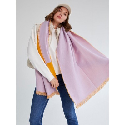 Shiraleah Lilac Color Block Lana Scarf : Target