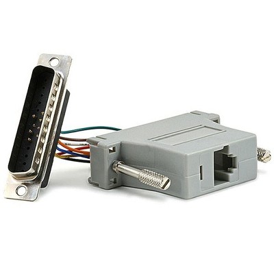 Monoprice Db25 Male To Rj-45 Modular Adaptor - Grey : Target