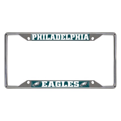 Nfl Philadelphia Eagles Stainless Steel License Plate Frame : Target