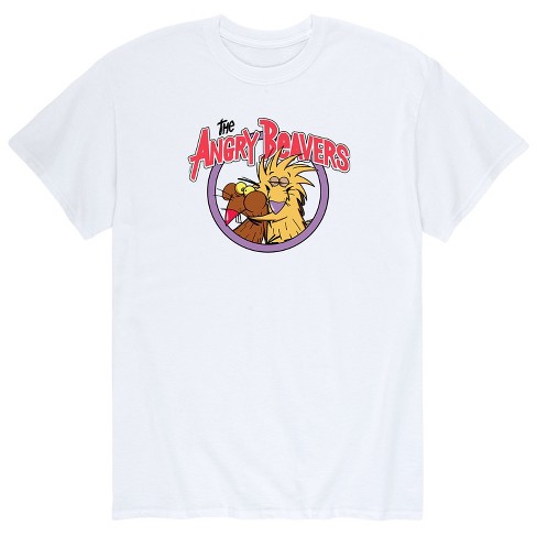 Men's Angry Beavers Daggett Doofus And Norbert Foster Hug Short Sleeve ...