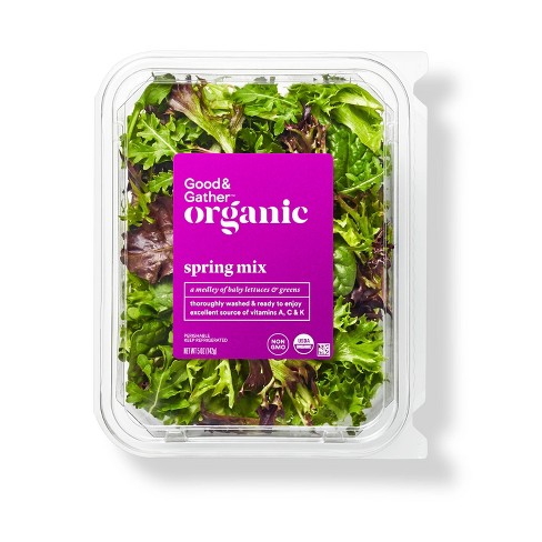 Organic Spring Mix Lettuce - 5oz - Good & Gather™ : Target