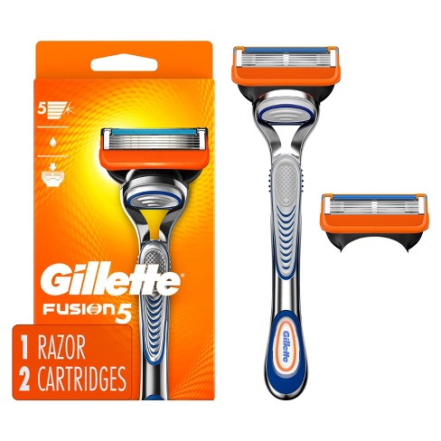 Gillette Fusion5 Men's Razor + 2 Razor Blade Refills : Target