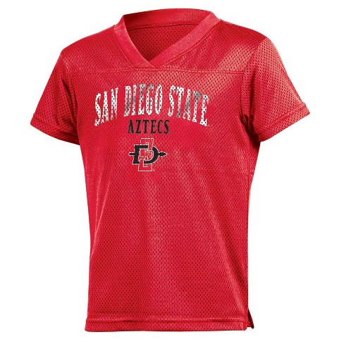 Ncaa San Diego State Aztecs Girls' Mesh T-shirt Jersey : Target