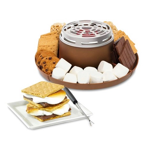 Electric Smores Maker With 2 Stainless Steel Forks And 4 Storage Trays ...