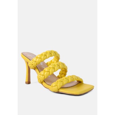 High Bae Braided Strap Casual Heels : Target