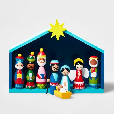 Nativity Scene Figurine Sets : Indoor Christmas Decorations : Target