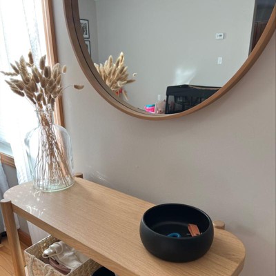 54oz Acacia Modern Serving Bowl Black - Threshold™ : Target