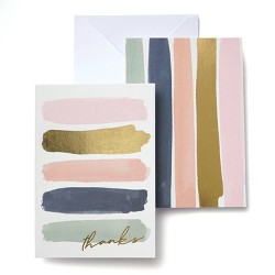 50ct Blank Thank You Cards Floral : Target