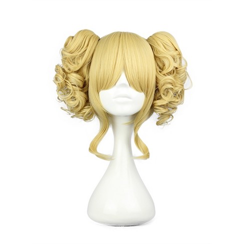 Unique Bargains Women Halloween Synthetic Fibre Human Hair Wigs 14 ...