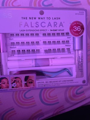 Kiss Products Falscara Complete Diy Eyelash Extension Kit - 28ct : Target