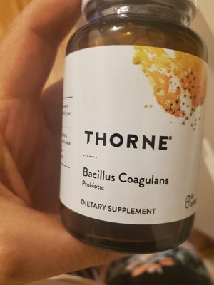 Thorne Bacillus Coagulans Probiotic - Shelf Stable Probiotic Supplement ...