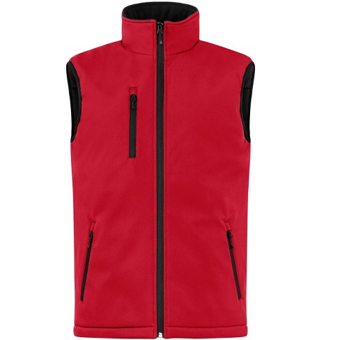 Clique Equinox Insulated Mens Softshell Vest - Red - 5x Large : Target