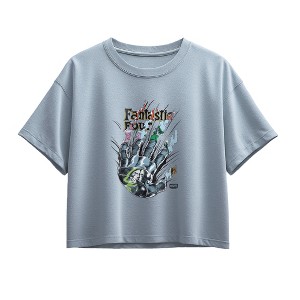 Girls' - Fantastic Four - Comic Short Sleeve Boxy Graphic T-Shirt : Target