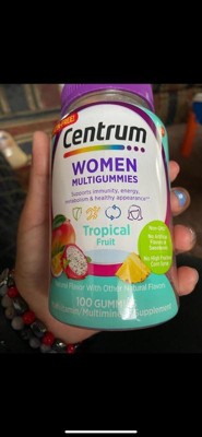Centrum Women's Multivitamin Gummies - Tropical Fruit - 100ct : Target
