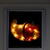 Northlight Lighted Cornucopia Thanksgiving Window Silhouette Decoration ...