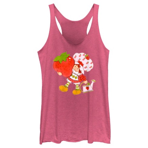 Women's Strawberry Shortcake Special Berry Racerback Tank Top - Pink ...