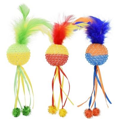 Smartykat Junglekat Midnight Mice Cat Plush Toy - 3pk : Target