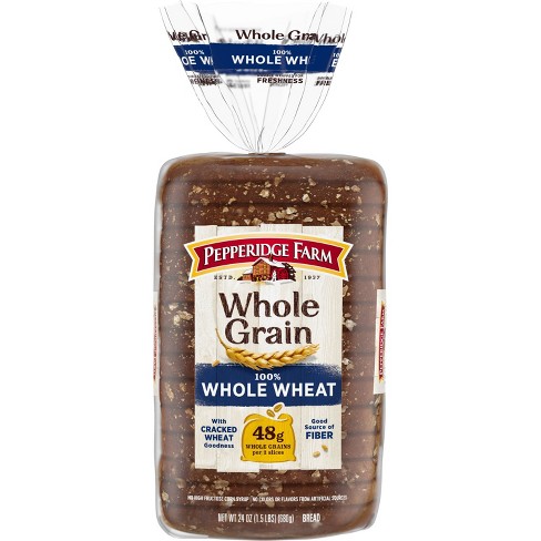 Pepperidge Farm Whole Grain 100% Whole Wheat Bread - 24oz : Target