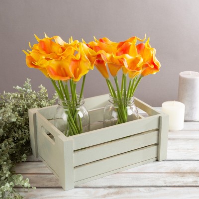 Nature Spring Faux Calla Lily Bundle - 24, Orange : Target