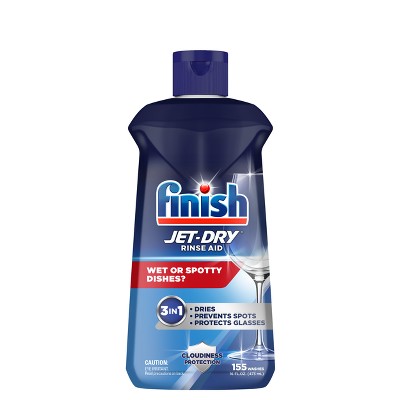 Finish Jet-dry Rinse Aid, Dishwasher Rinse & Drying Agent - 16 Fl Oz ...