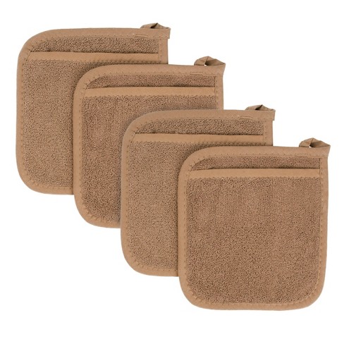John Ritzenthaler Co. Ritz 4-pack Terry Pocket Mitt Set, Mocha : Target