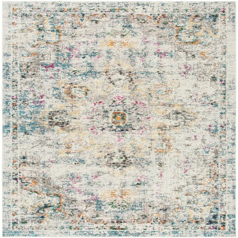 Madison Mad473 Power Loomed Area Rug - Grey/gold - 9'x9' - Safavieh ...