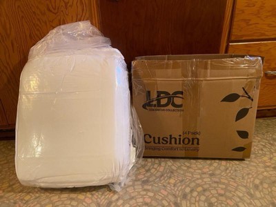 Pack Of 4 Indoor/outdoor Cushions Soft Breathable Decorative Throw ...