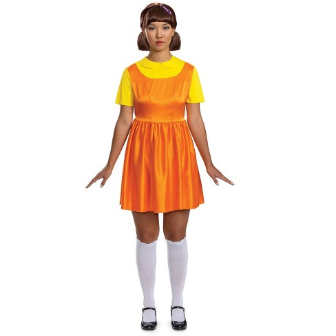 Squid Game Young-hee Doll Deluxe Women's Costume : Target