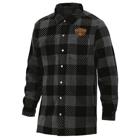 Ncaa Montana Grizzlies Men's Buffalo Checkered Shacket : Target