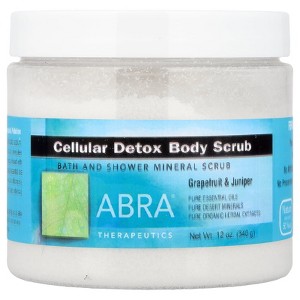 Abra Therapeutics Cellular Detox Body Scrub, Grapefruit & Juniper, 12 ...