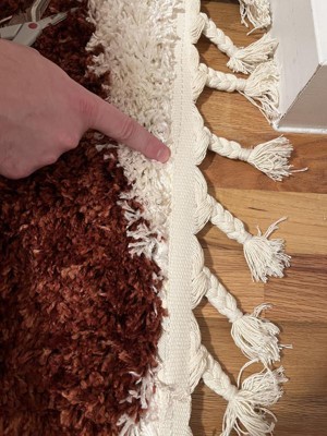 Nuloom Kali Geometric 8x10 Shag Indoor Area Rug For Living Room Bedroom ...