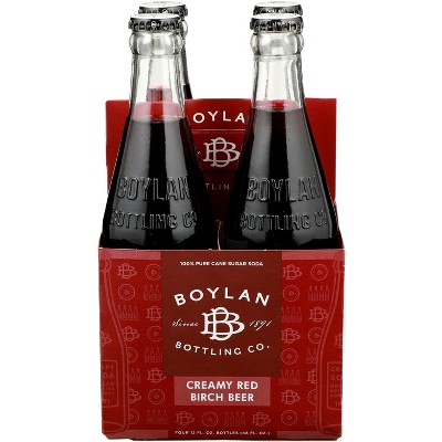 Boylan Bottling Co. Black Cherry Soda - Case Of 6 - 4 Pk/12 Fl Oz : Target