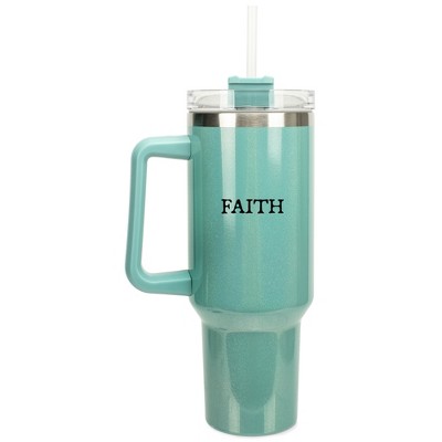 100 North Faith In Him Blessed Wrap-Around 40 Oz. Stainless Steel Water ...