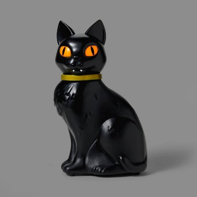 32" Halloween Black Cat And Pumpkins Stack - National Tree Company : Target