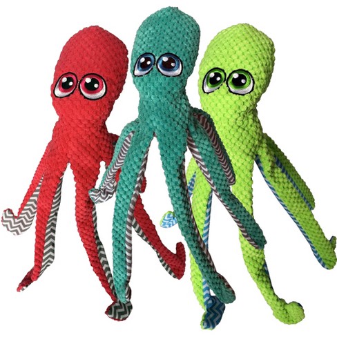 Petlou Octopus Plush Dog Toy - Assorted Colors (16")- One Unit : Target