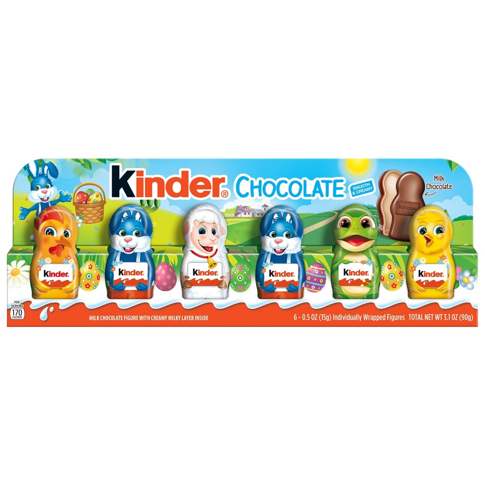 UPC 009800520107 - Kinder Easter Milk Chocolate Figures - 3.1oz/6ct ...