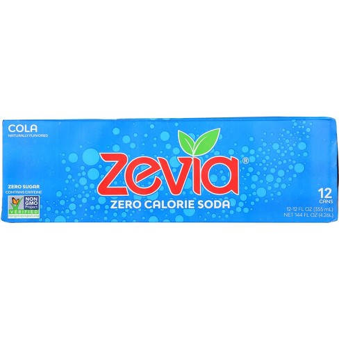Zevia Zero Calorie Soda - Case Of 2 - 12 Pk/12 Fl Oz : Target