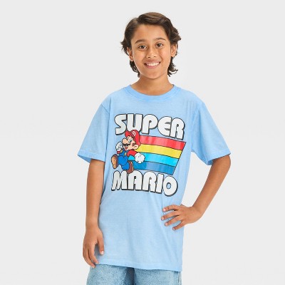 Toddler Boys' Super Mario Short Sleeve T-shirt - Beige : Target