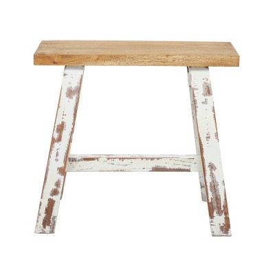 Rustic Wood Bench Brown - Olivia & May : Target