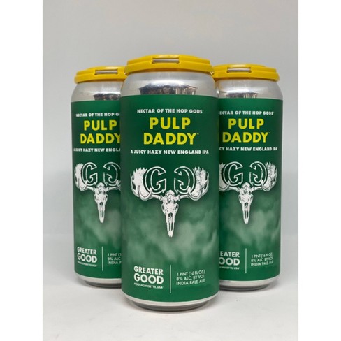 Greater Good Pulp Daddy - 4pk/16 Fl Oz Can : Target