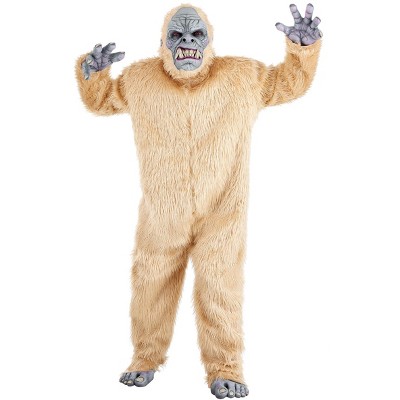 Halloweencostumes.com Large Mountain Yeti Adult Costume, Brown/blue ...