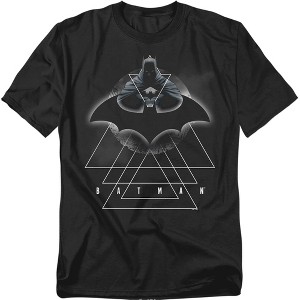 Men's Batman Stacked Triangles Logo T-Shirt : Target